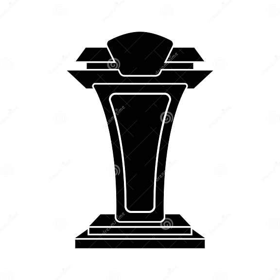Pulpit Symbol Icon,logo Vector Illustration Design Template Stock ...