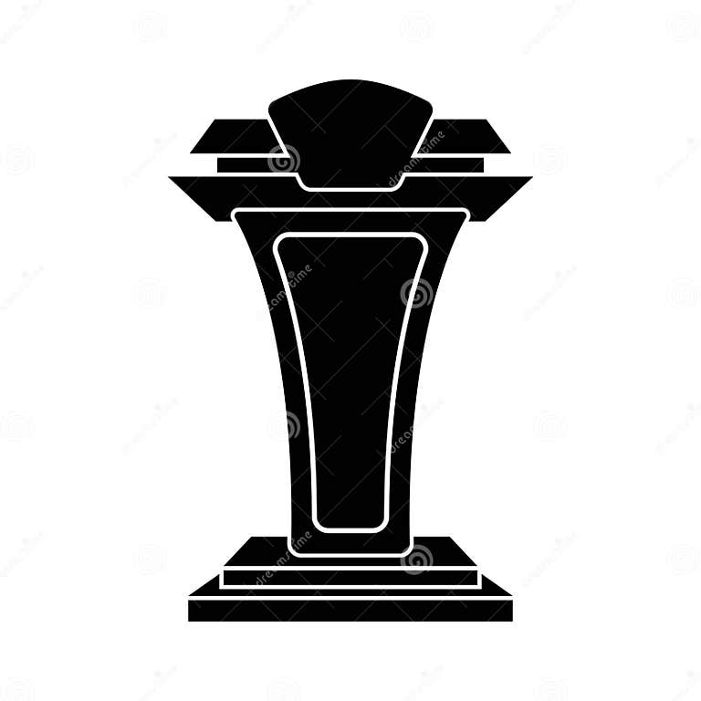 Pulpit Symbol Icon,logo Vector Illustration Design Template Stock ...