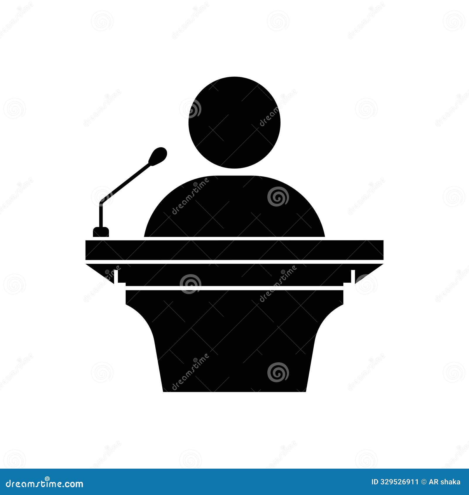 Pulpit Symbol Icon,logo Vector Illustration Design Template Stock ...