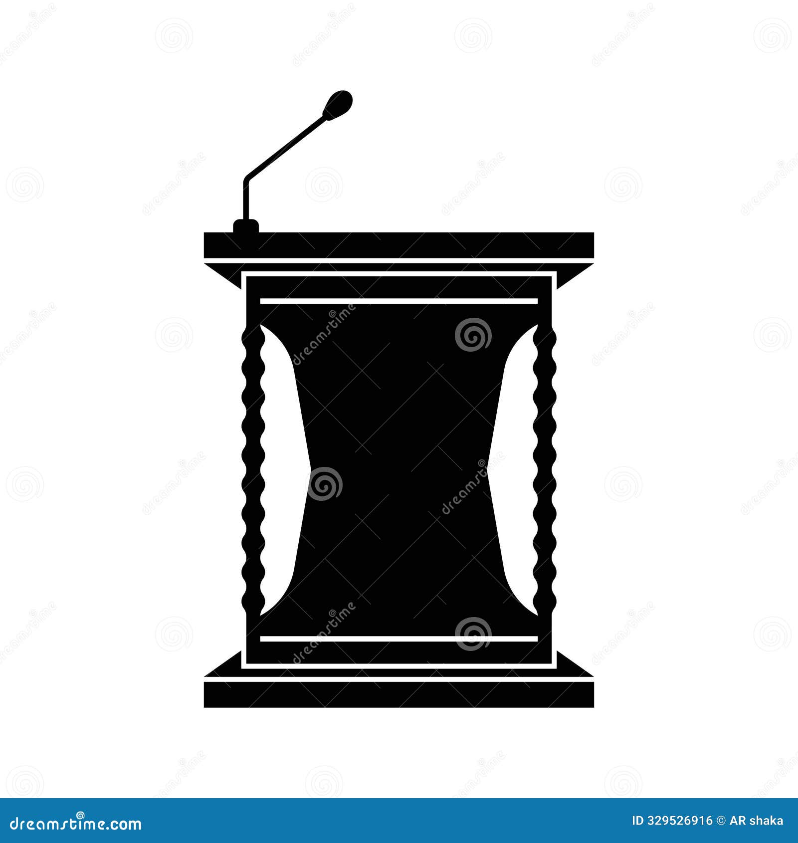 Pulpit Symbol Icon,logo Vector Illustration Design Template Stock ...