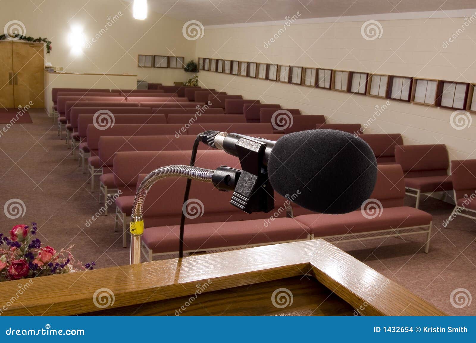 Pulpit View 1 stock photo. Image of church, gospel, jesus - 1432654