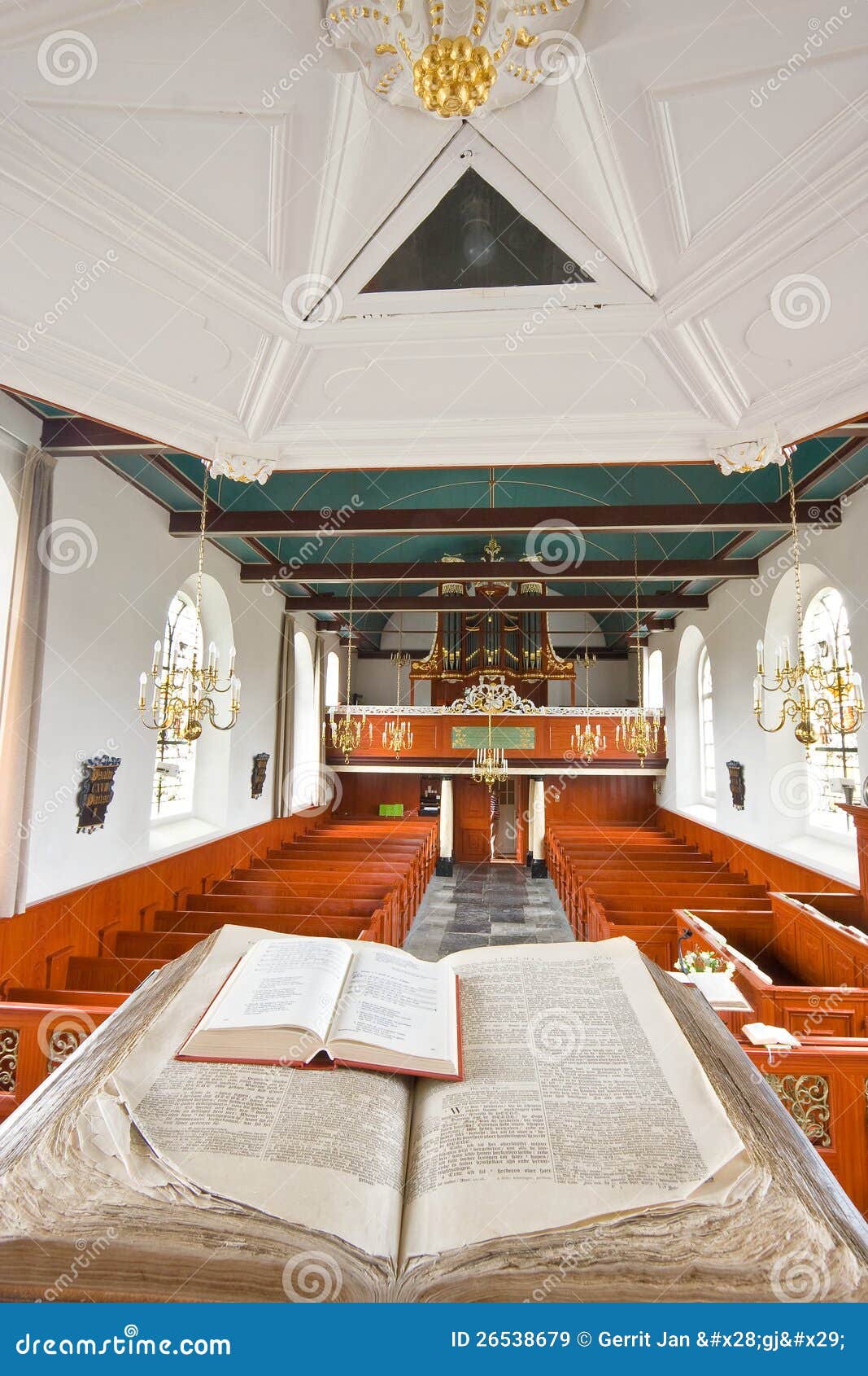 Pulpit View Inside the Church Stock Image - Image of sculpture ...