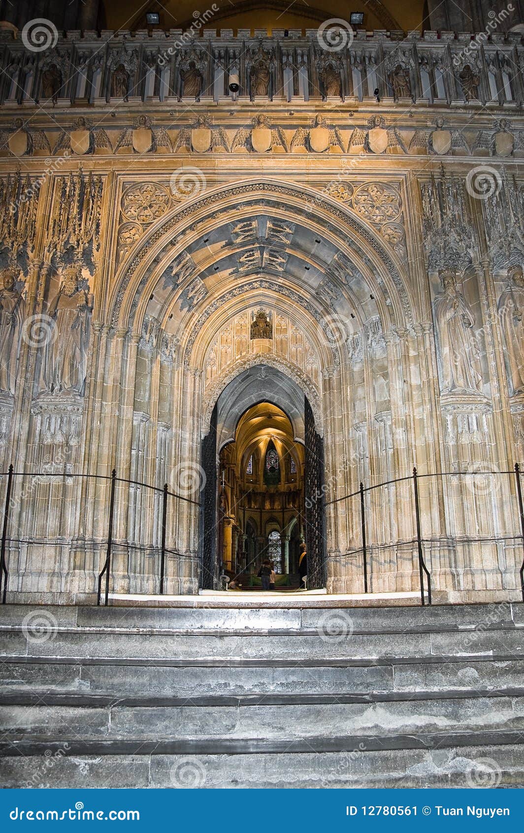 Pulpitum screen stock image. Image of kingdom, canterbury - 12780561