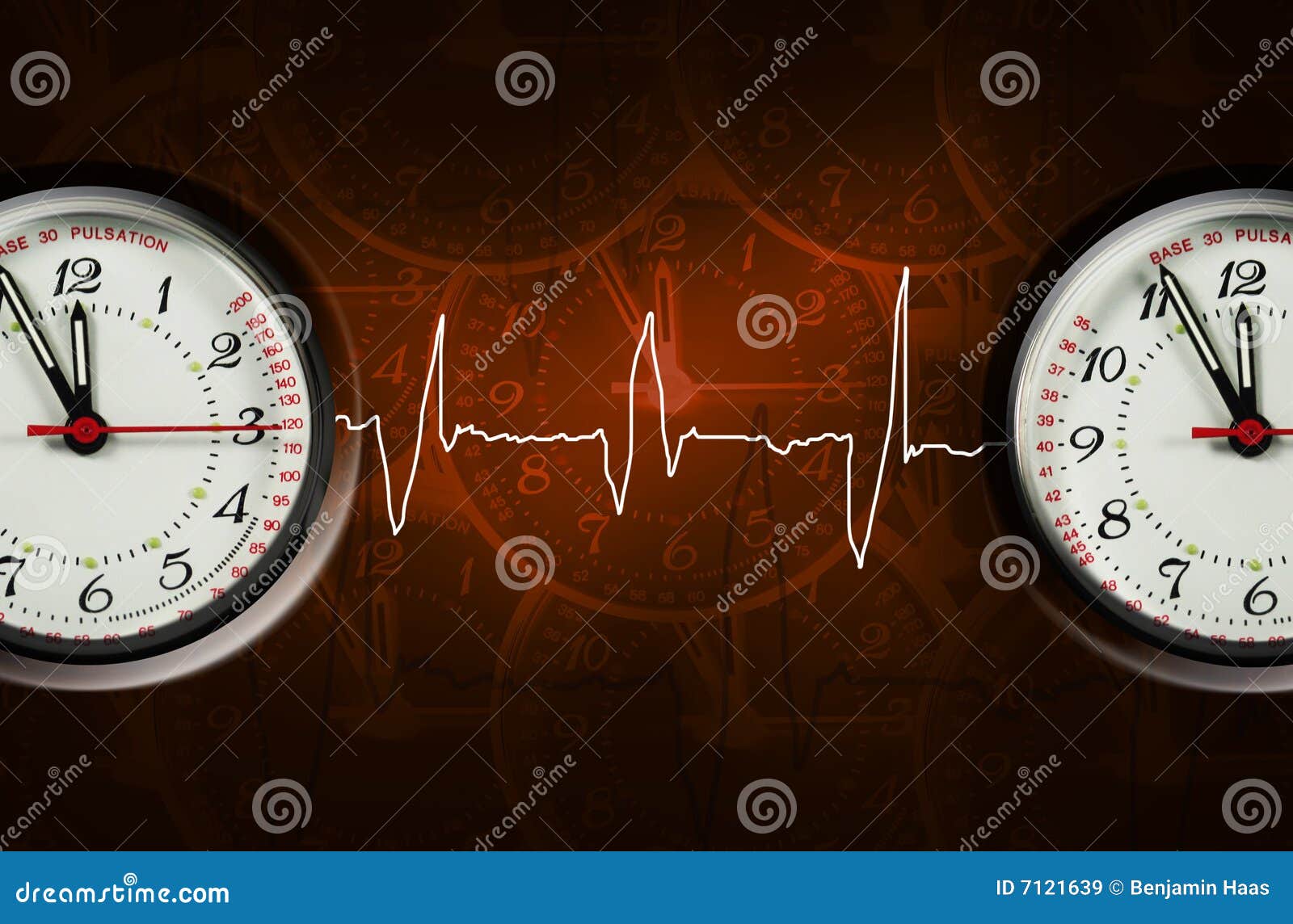 Puls clock stock image. Image of rest, present, hour, hands - 7121639