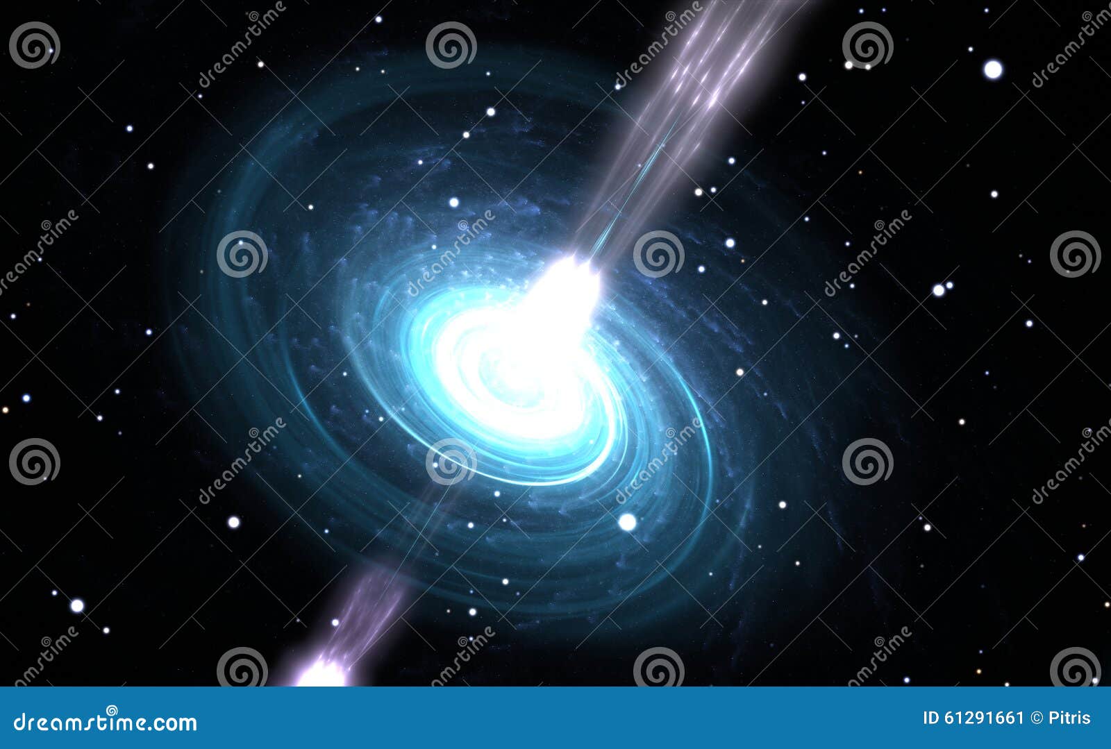 Pulsar stock illustration. Illustration of bang, electromagnetic - 61291661