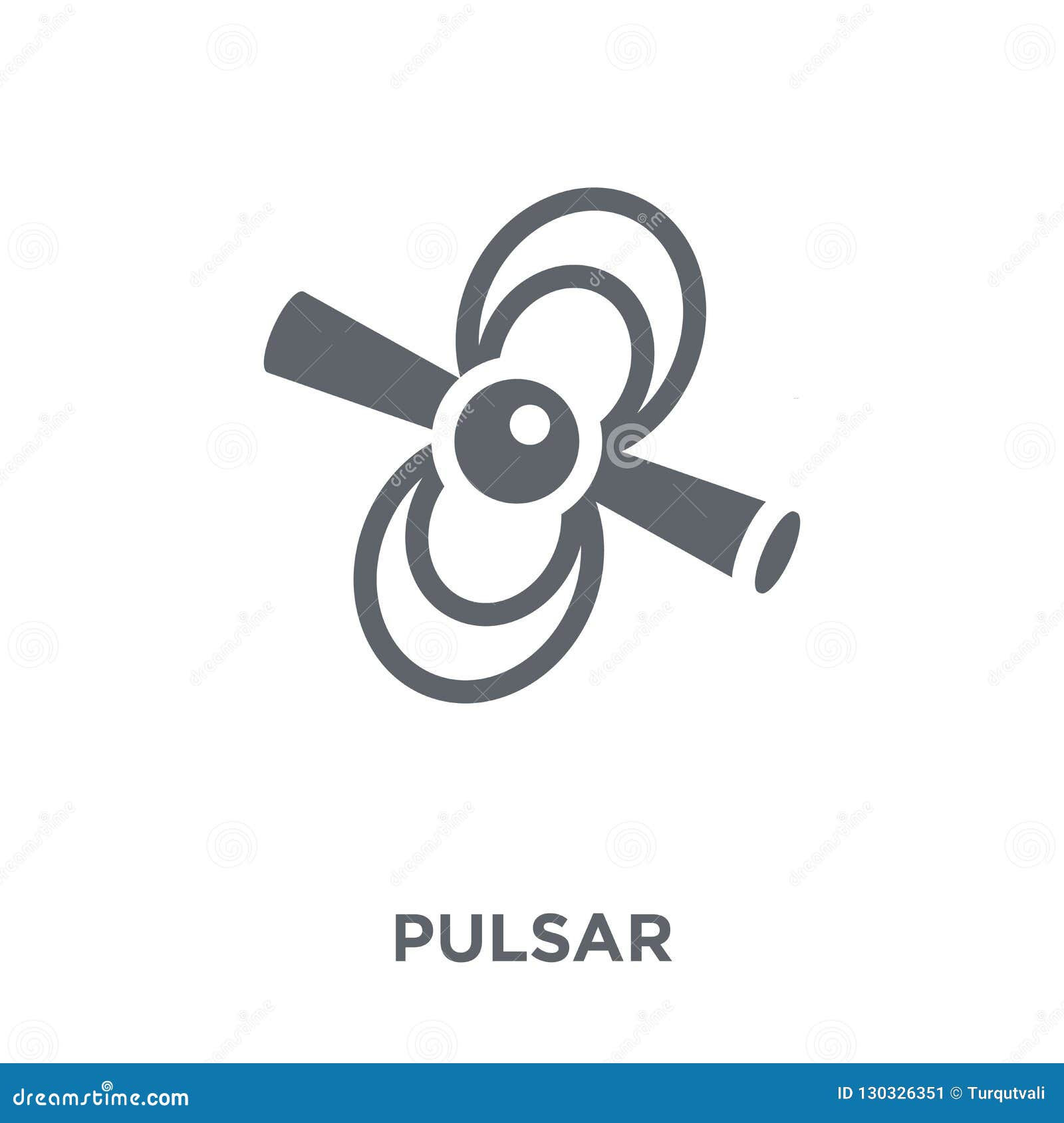 Pulsar Icon. Trendy Modern Flat Linear Vector Pulsar Icon On White ...