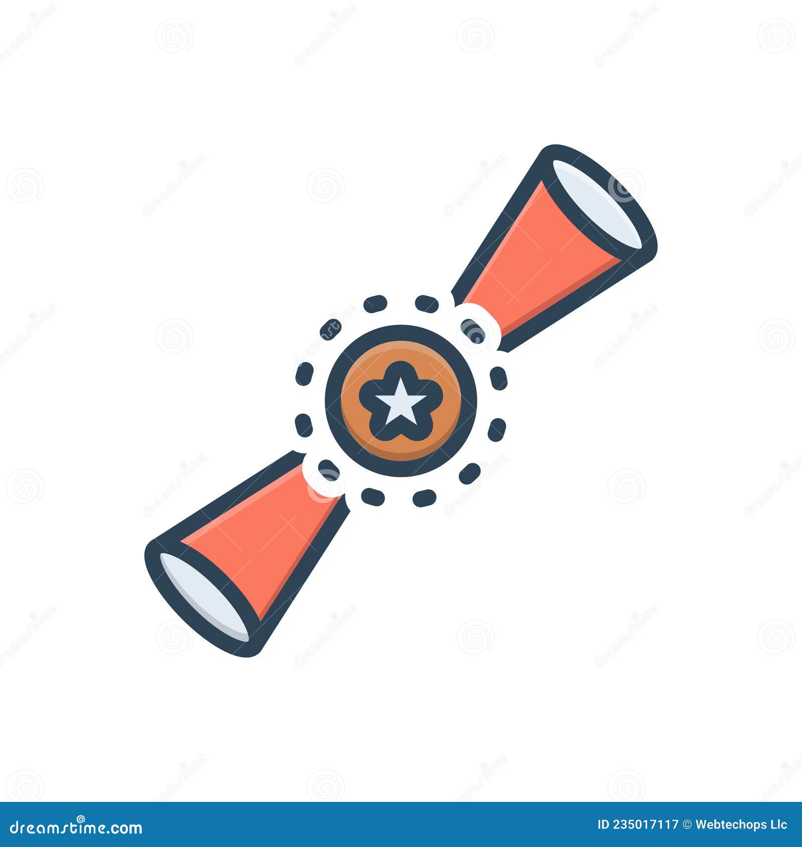 Color Illustration Icon for Pulsar, Constellation and Planet Stock ...