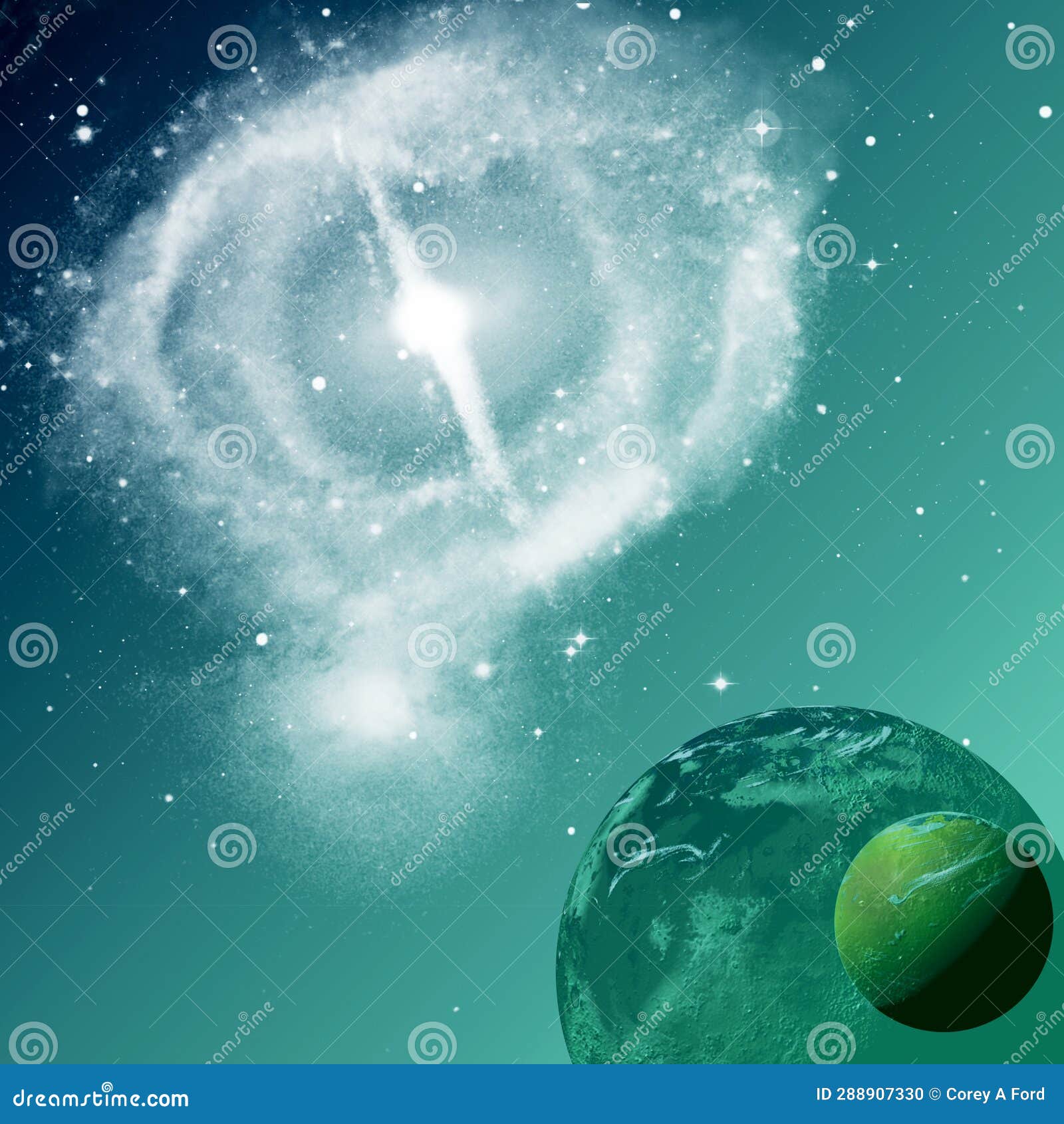 Pulsar Star in the Universe Stock Illustration - Illustration of ...