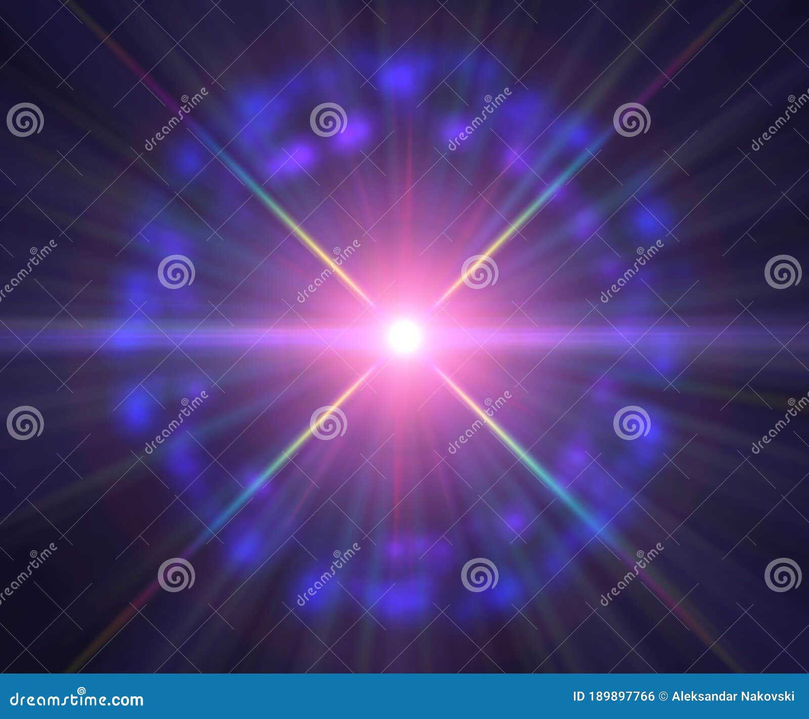 Pulsar star light in space stock illustration. Illustration of effect ...