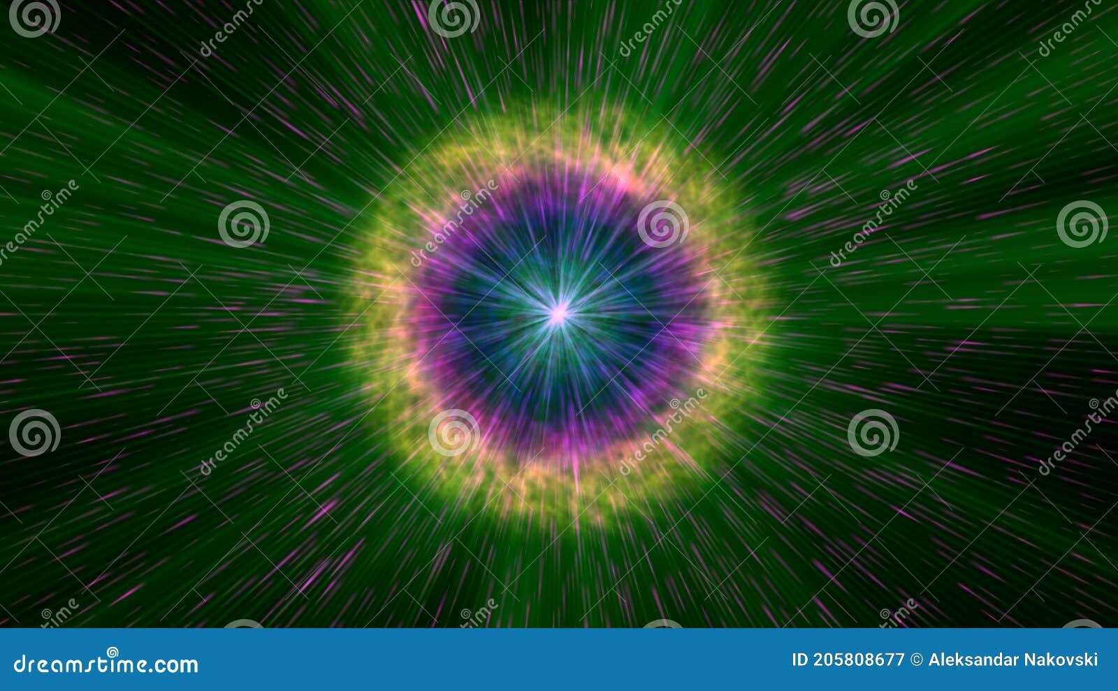 Pulsar star light in space stock illustration. Illustration of pulsar ...