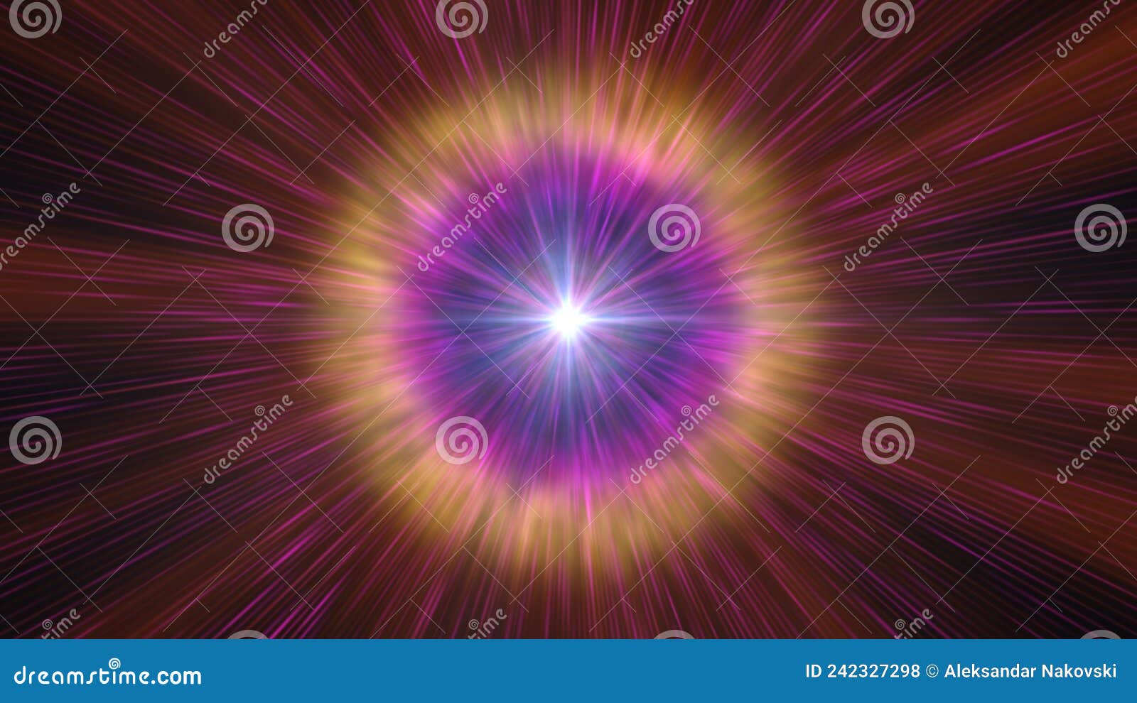 Pulsar star light in space stock illustration. Illustration of ...