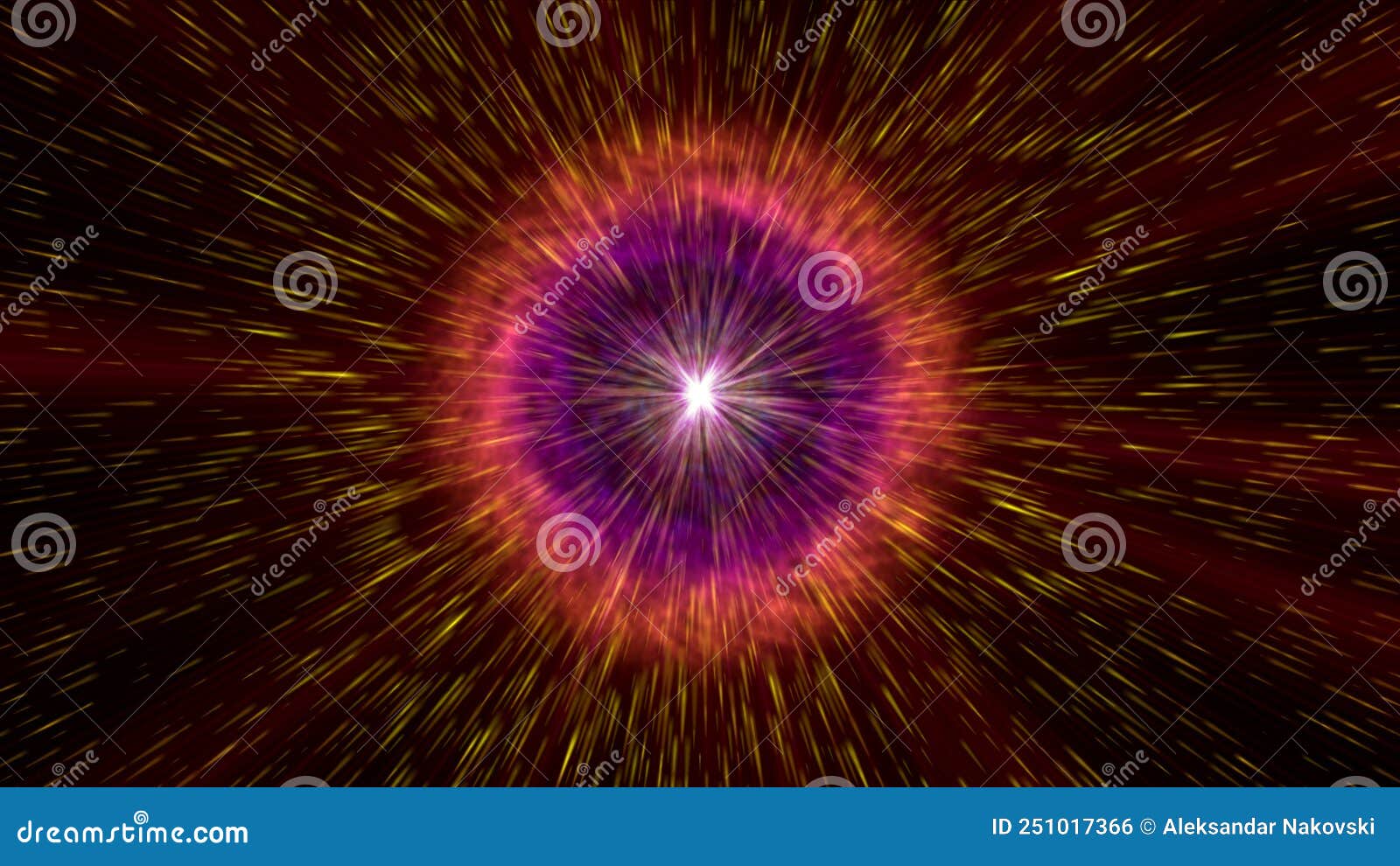 Pulsar star light in space stock illustration. Illustration of light ...