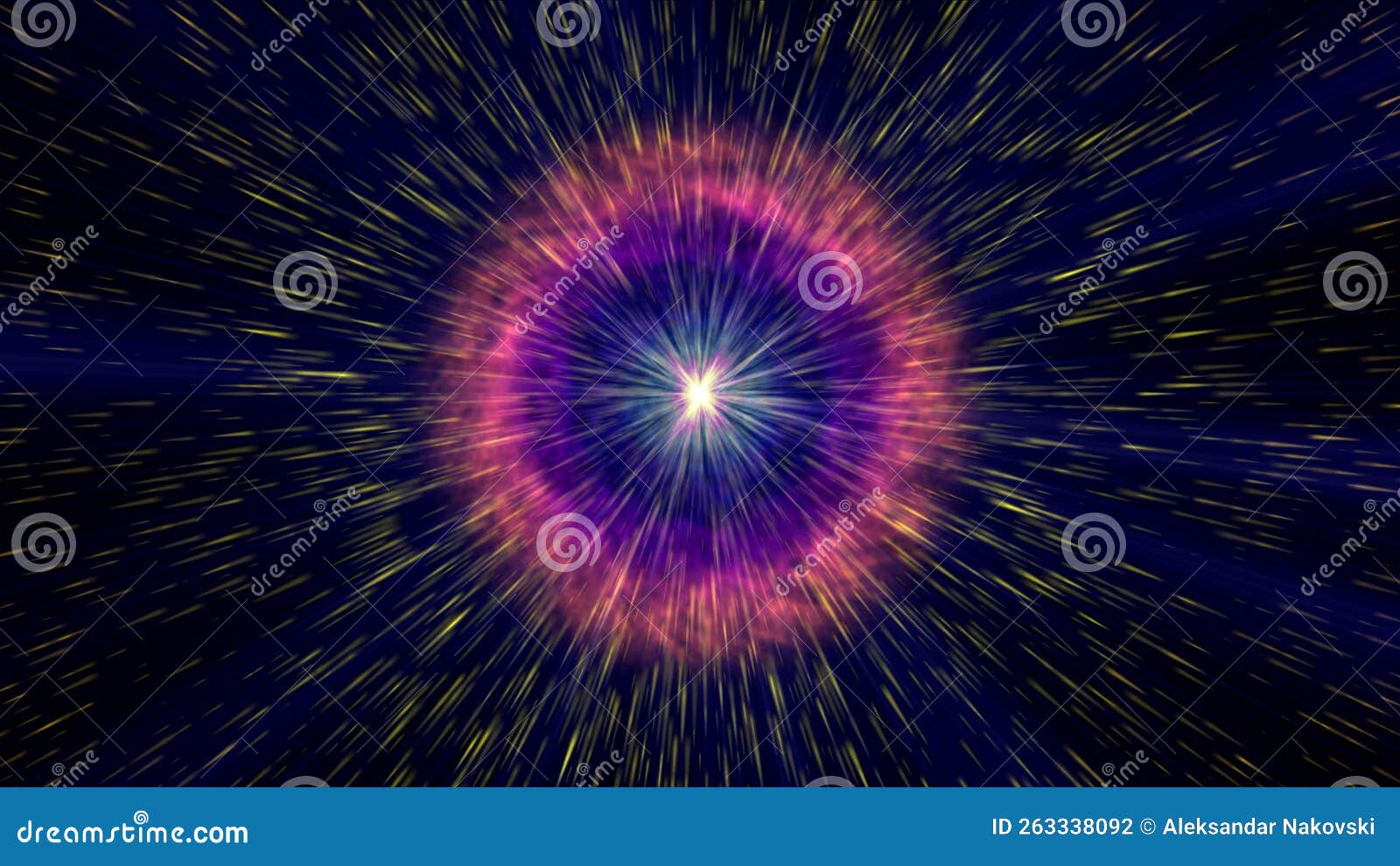 Pulsar star light in space stock illustration. Illustration of effect ...