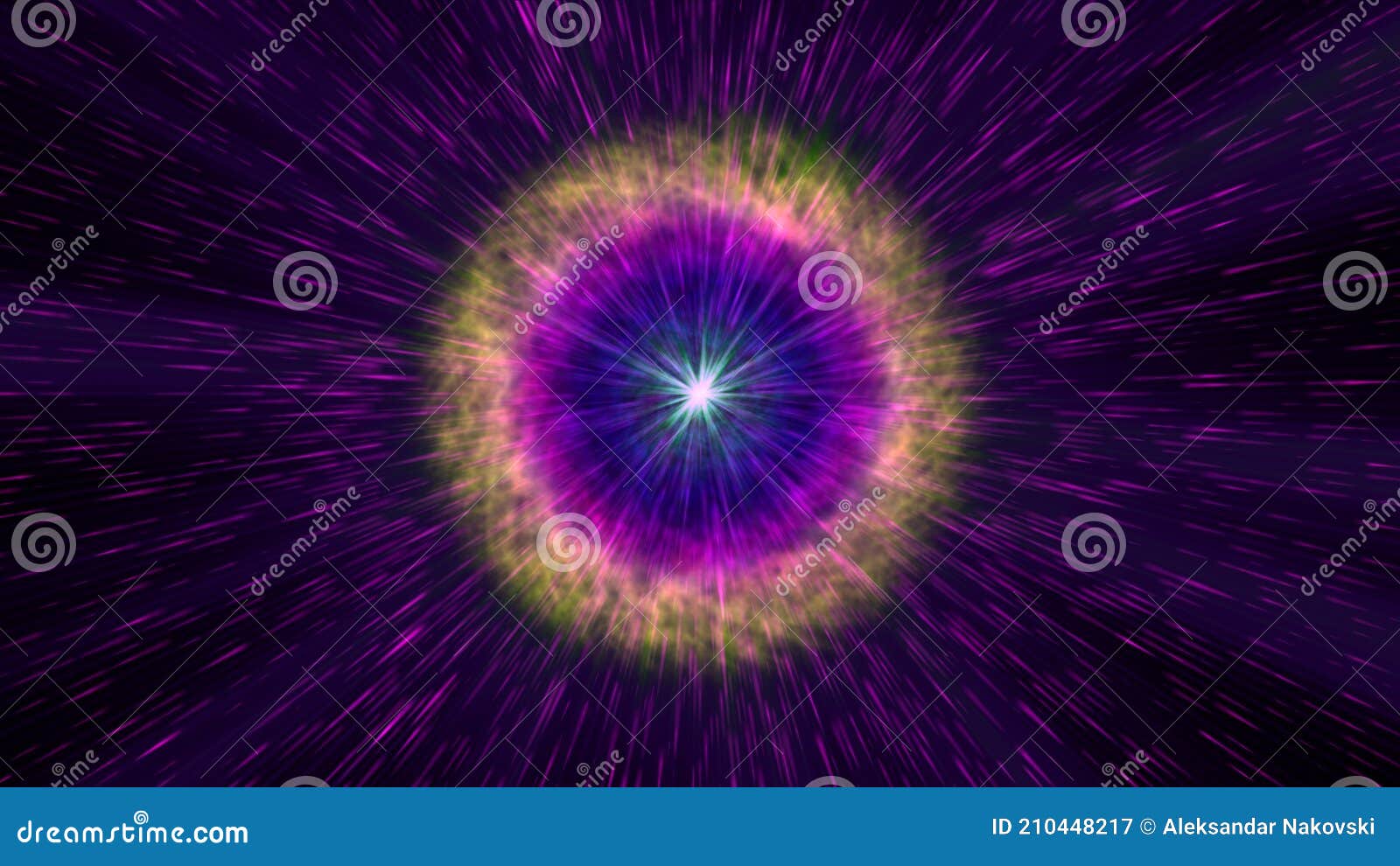 Pulsar star light in space stock illustration. Illustration of effect ...
