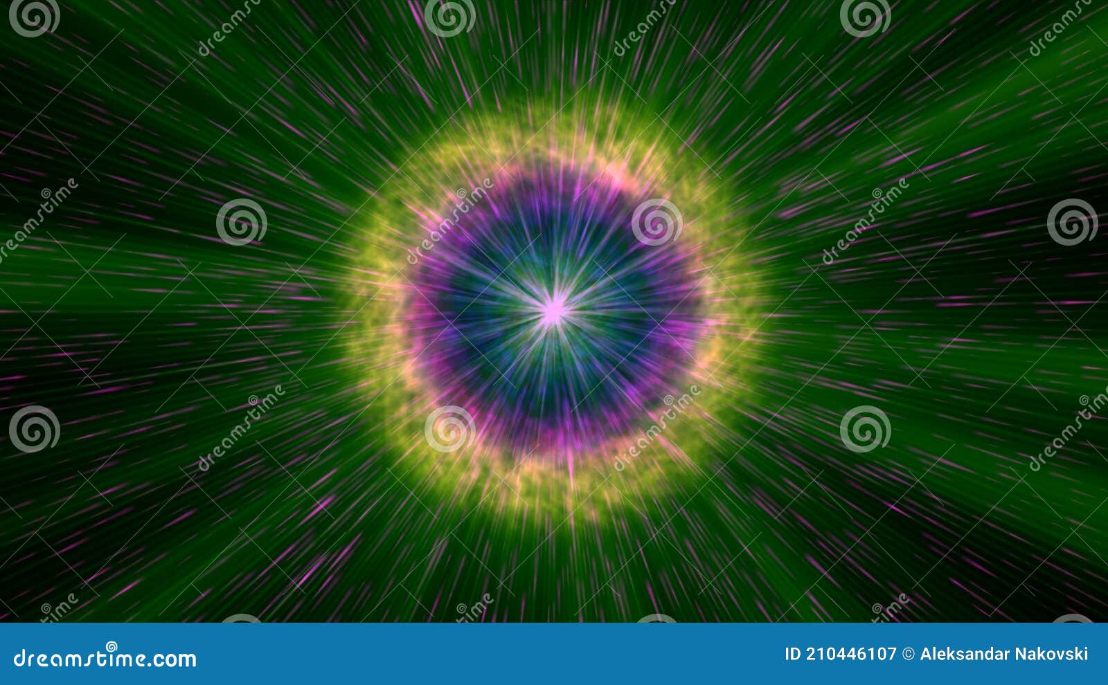 Pulsar star light in space stock illustration. Illustration of beam ...