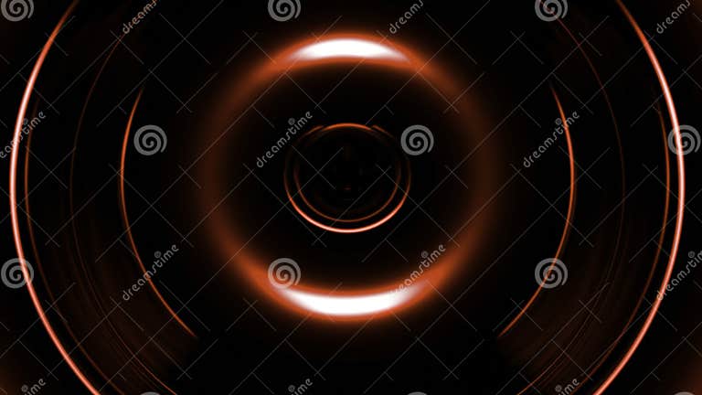 Pulsating 3d Circles with Rotating Waves. Design. Waves of 3D ...