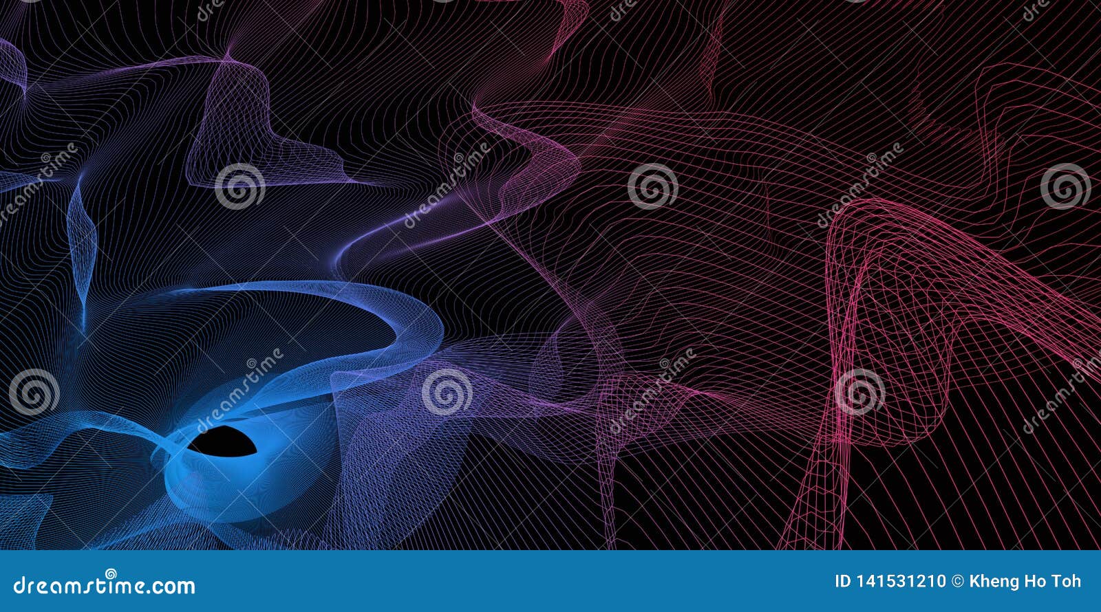 Pulsating Energy Lines stock illustration. Illustration of lines ...