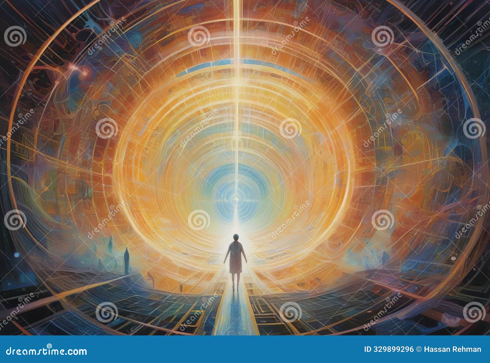 A Pulsating, Fear-inducing Quantum Computer Stock Illustration ...