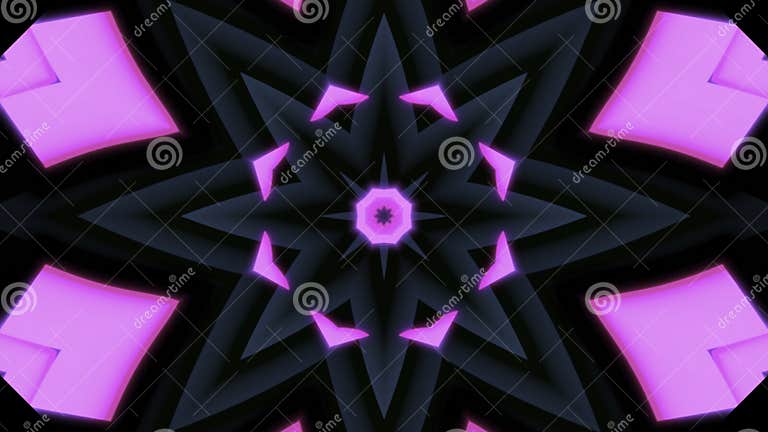 Pulsating Pattern with Psychedelic Effect. Design. Floral Pattern with ...