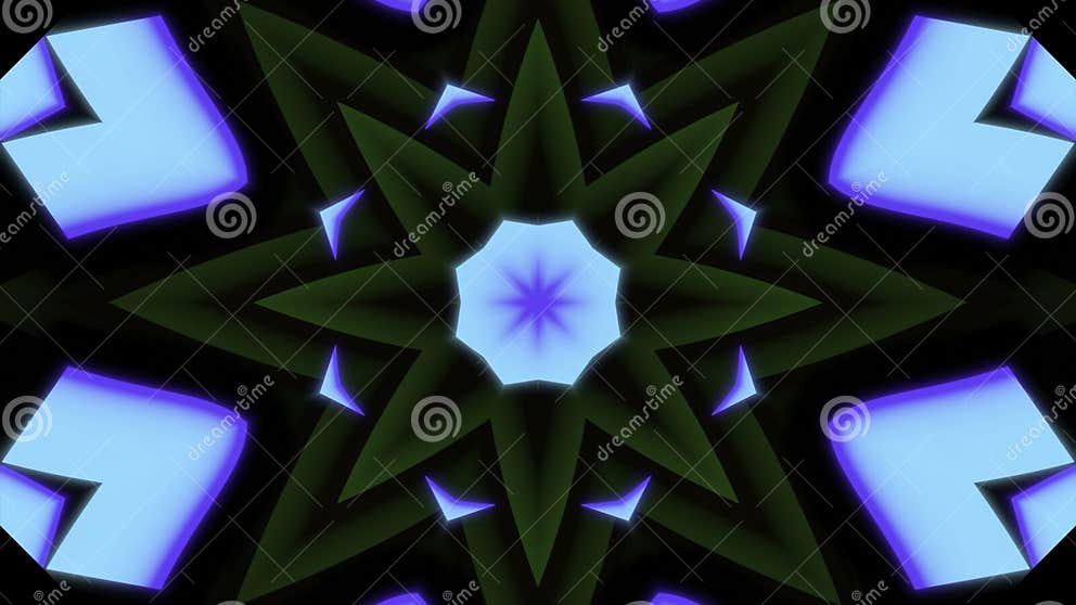 Pulsating Pattern with Psychedelic Effect. Design. Floral Pattern with ...