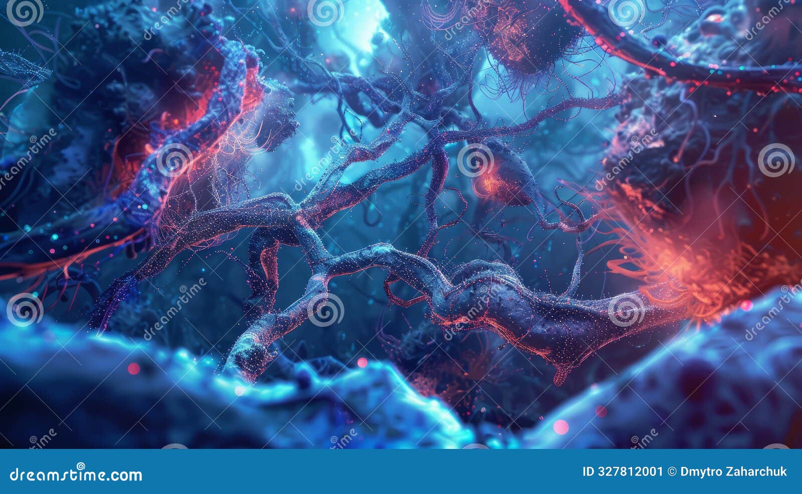 Pulsating Synapses, Vibrant Tendrils, Artificial Intelligence Lifeform ...