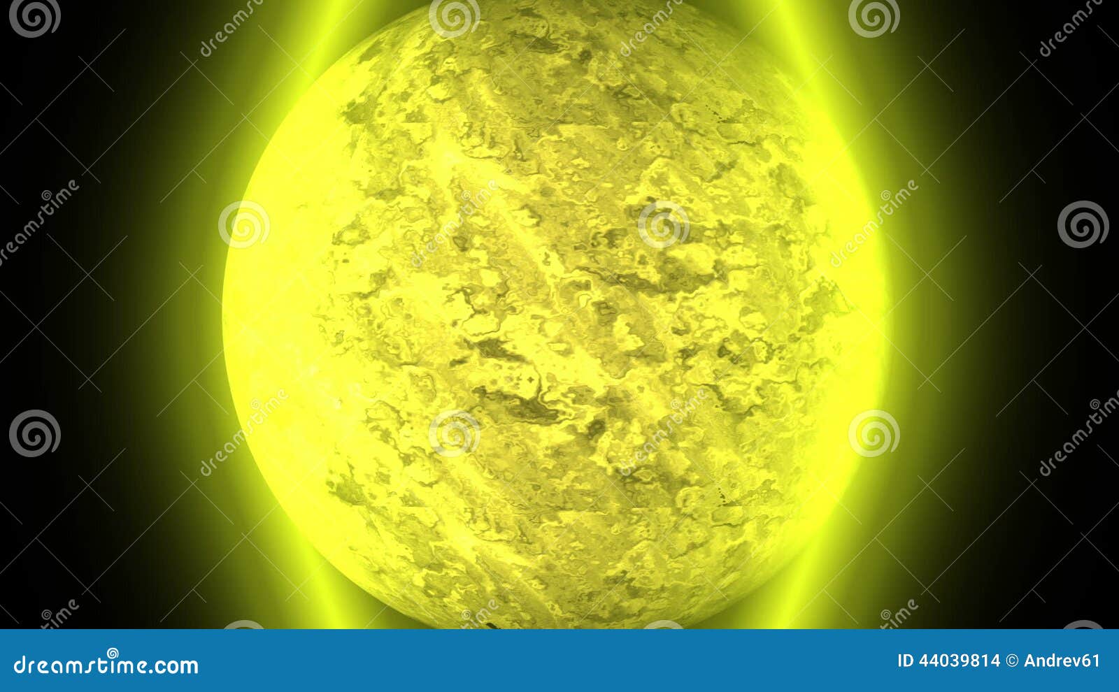Pulsating yellow sun. stock footage. Video of motion - 44039814