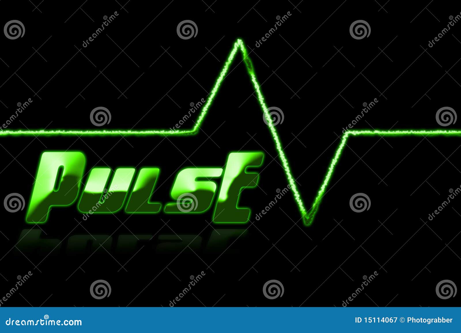 Pulse stock illustration. Illustration of corporation - 15114067