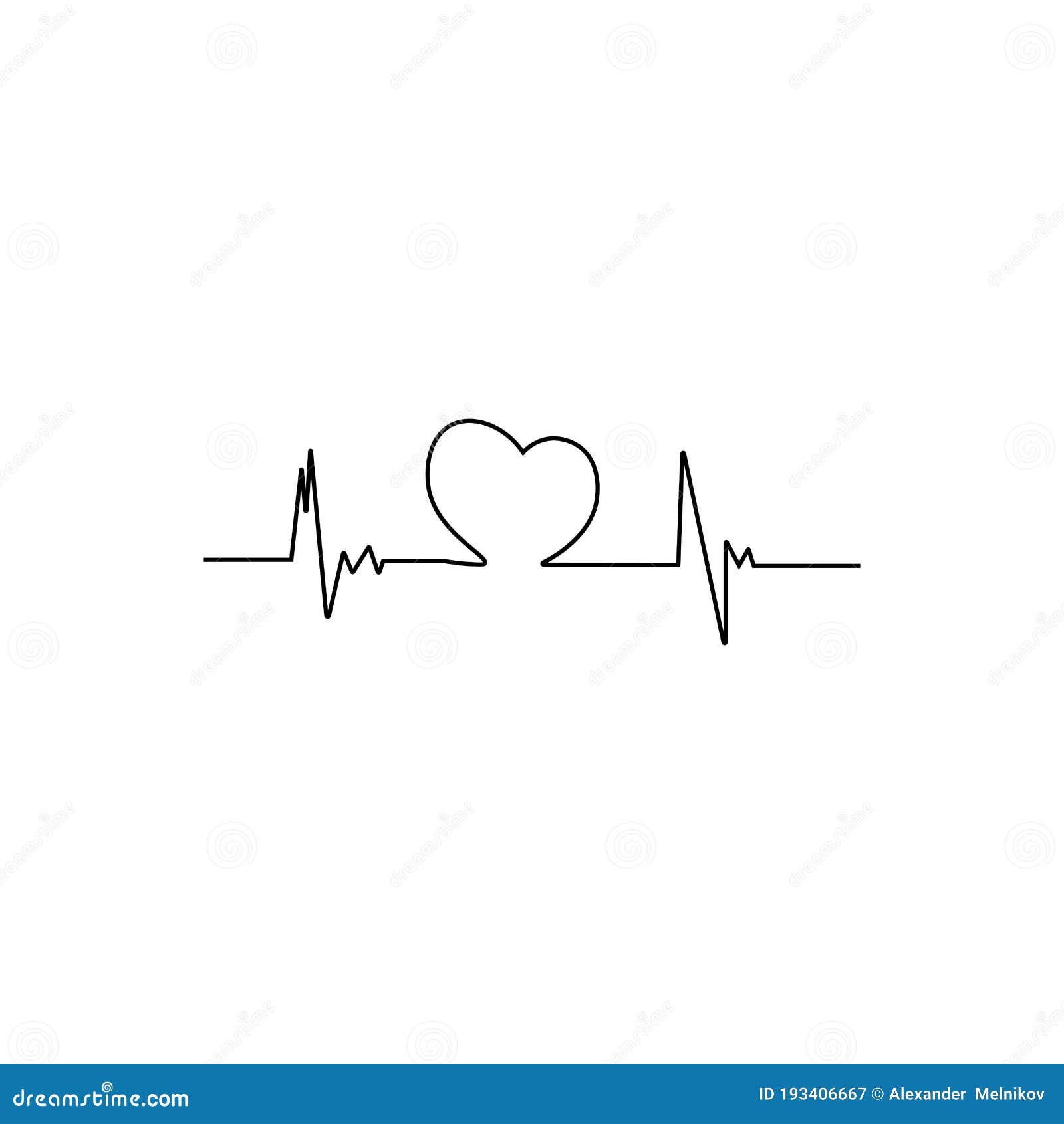 Pulse Black Sign Icon. EPS 10 Vector Illustration Stock Illustration ...