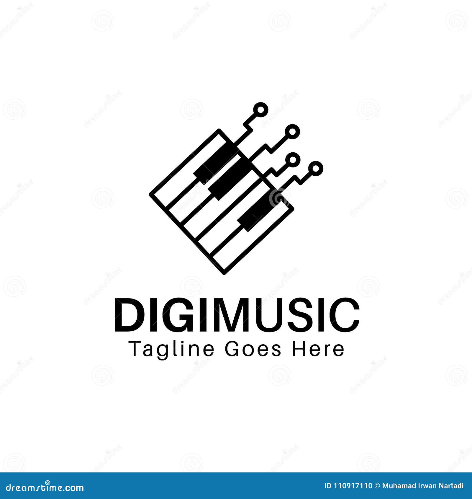 Pulse Box, Wave Box. Vector Logo Template Stock Vector - Illustration ...