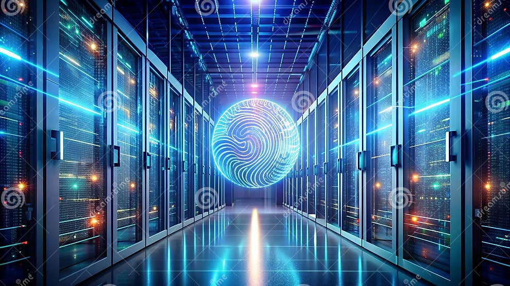 Pulse of the Digital Citadel: Biometric Rhythms in a Futuristic Data ...