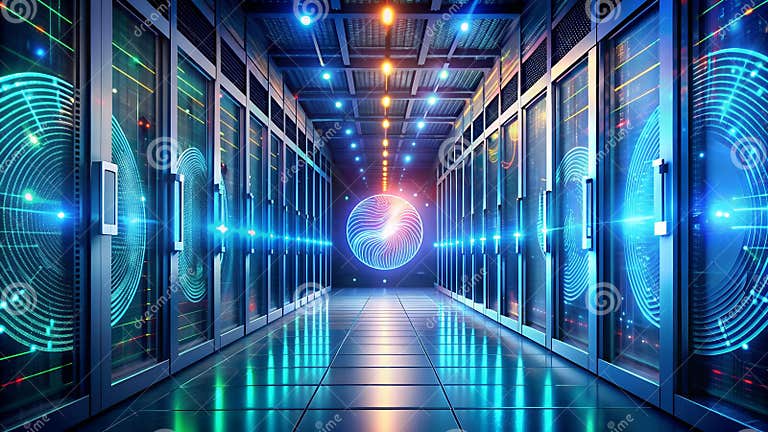 Pulse of the Digital Citadel: Biometric Rhythms in a Futuristic Data ...