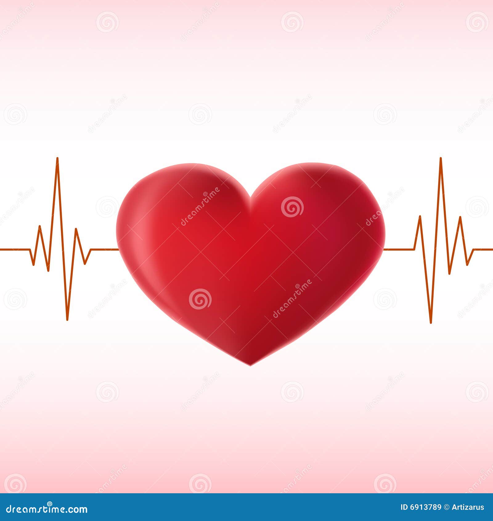 Pulse_heart stock vector. Illustration of medical, signal - 6913789