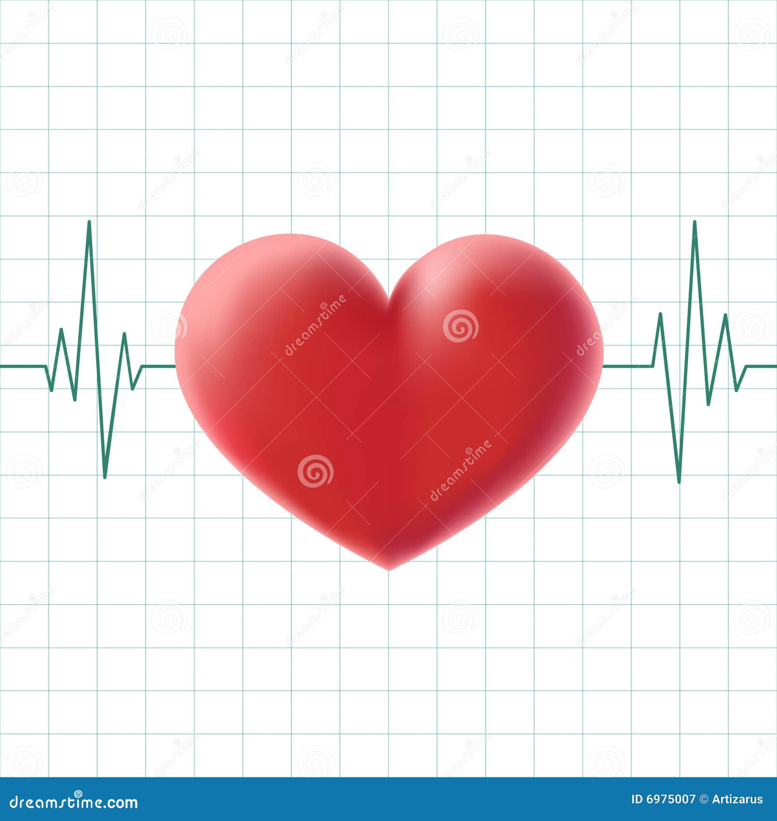 Pulse_heart_screen stock vector. Illustration of abstract - 6975007