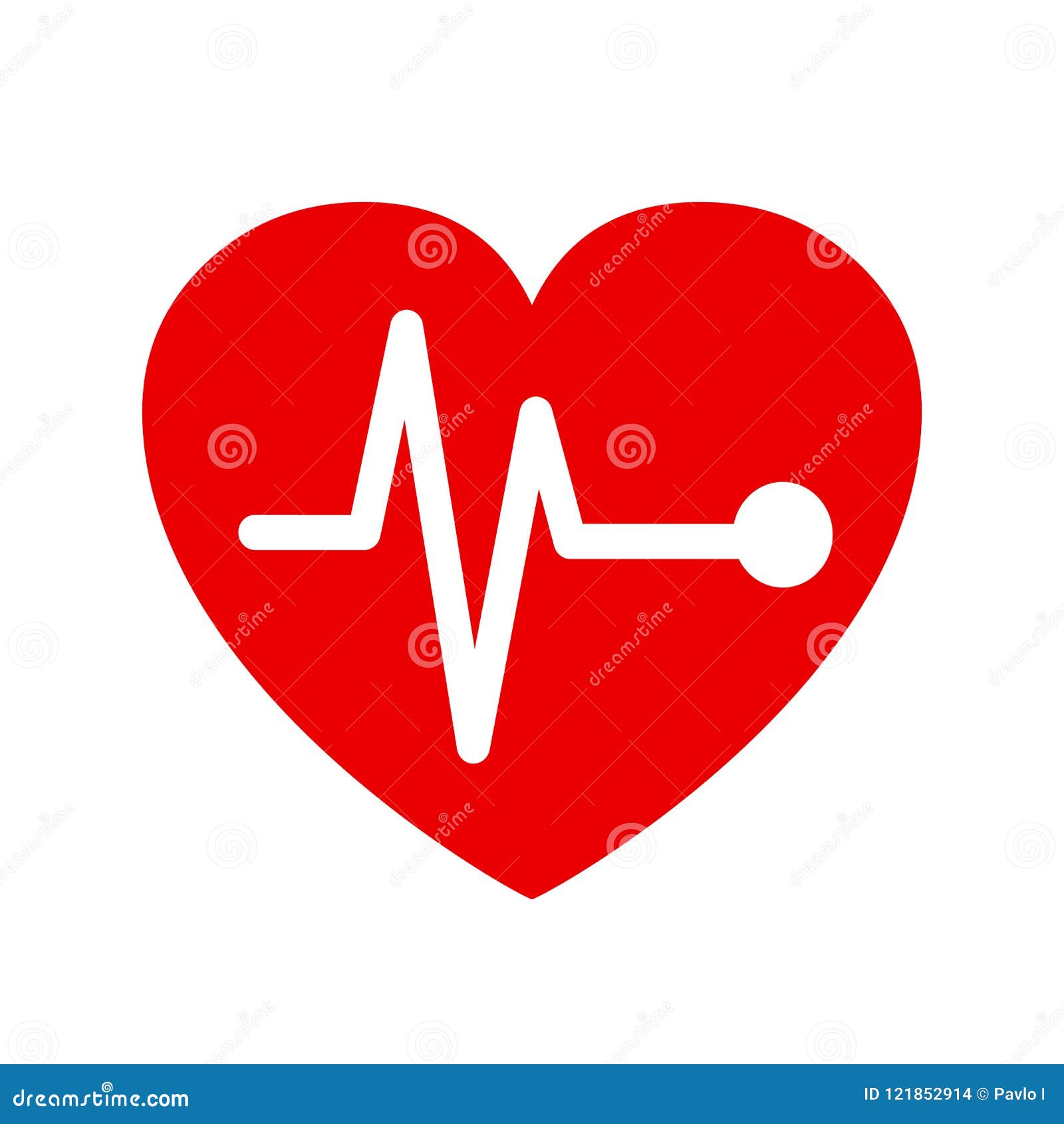 Pulse in Heart Sign - Vector Stock Vector - Illustration of cardiology ...