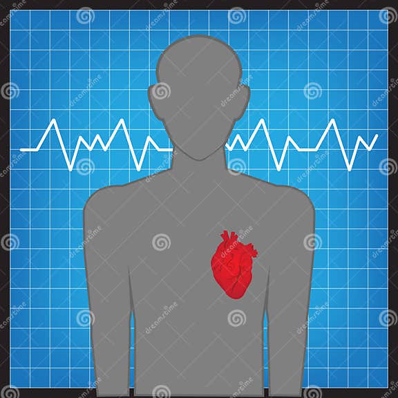 Pulse of life stock vector. Illustration of body, heartbeat - 80082955