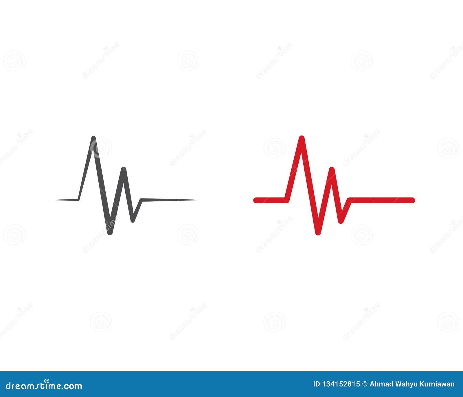 Pulse Line Ilustration Vector Stock Vector - Illustration of rhythm ...