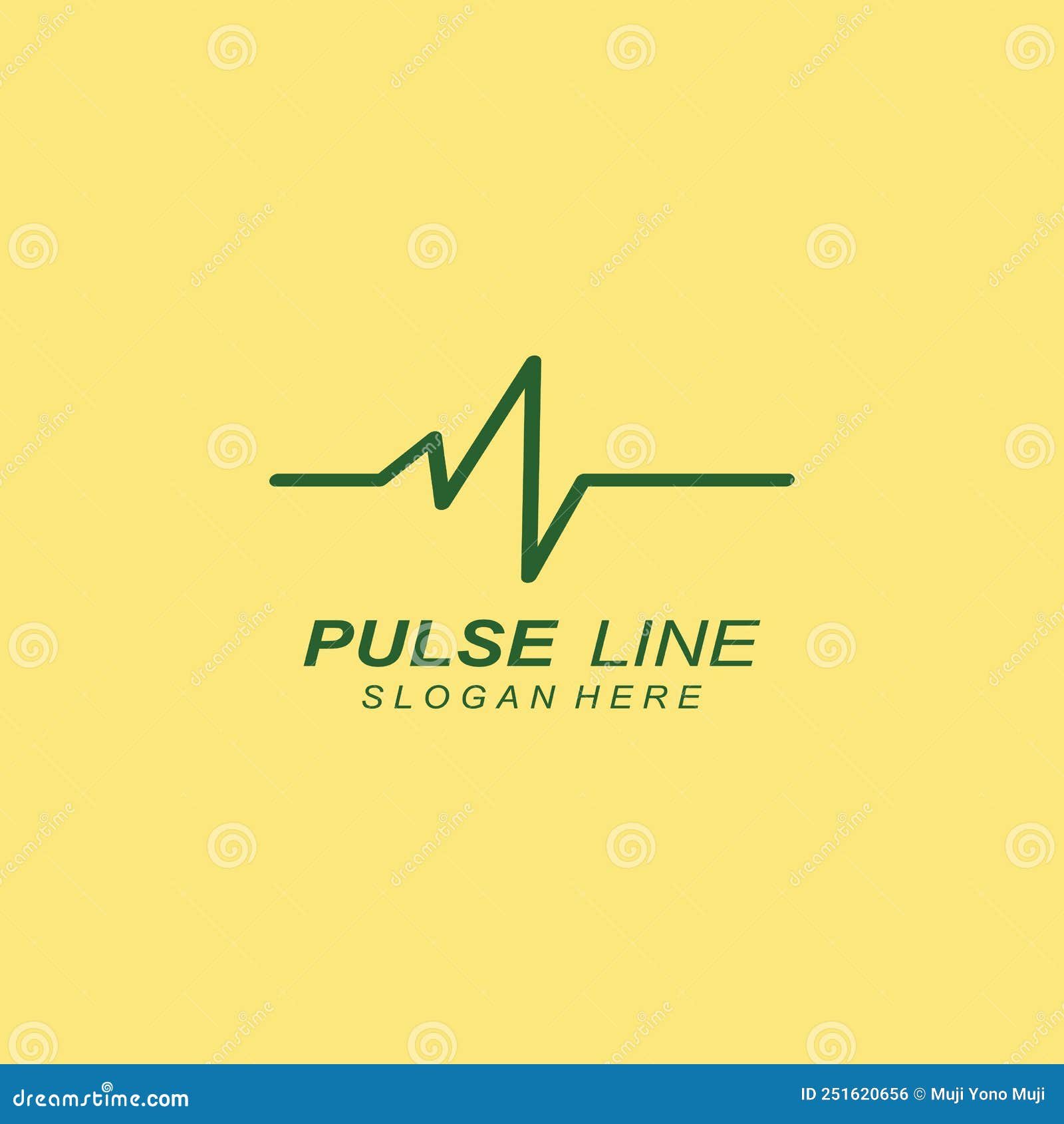 Pulse Line or Medical Wave. Vector Logo Design Concept Illustration ...