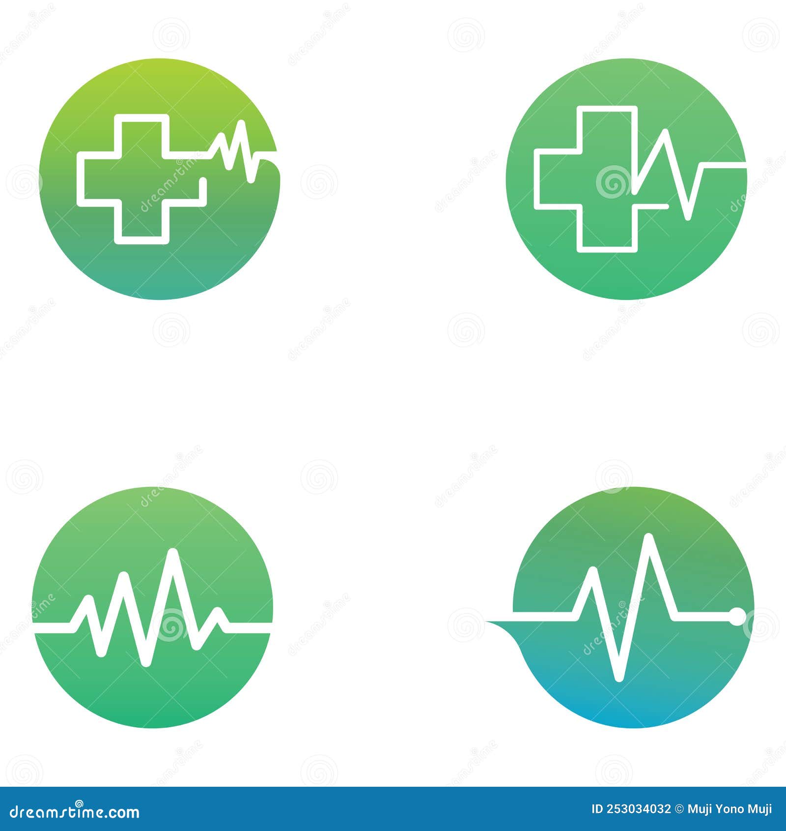 Pulse Line or Medical Wave. Vector Logo Design Concept Illustration ...