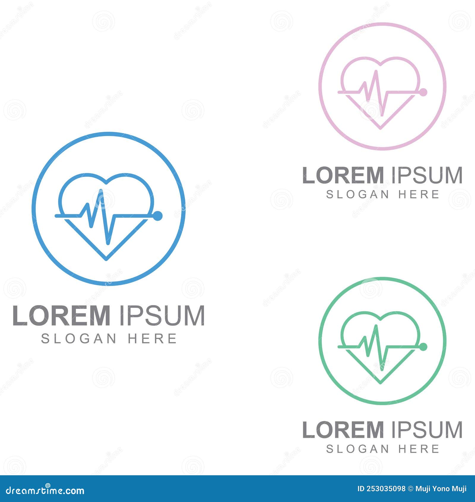 Pulse Line or Medical Wave. Vector Logo Design Concept Illustration ...