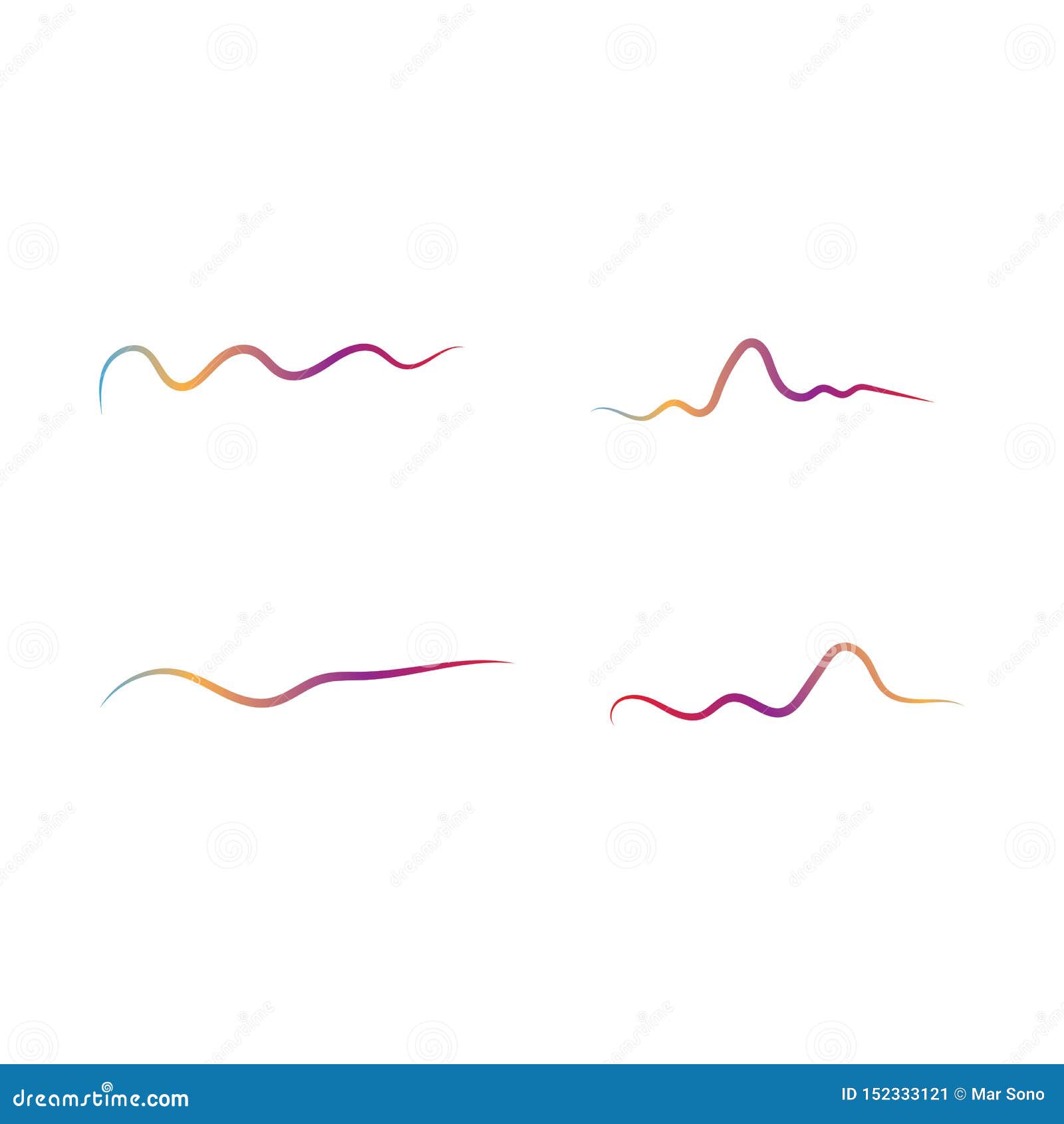 Pulse Line Waves Vector Illustration Design Stock Vector - Illustration ...