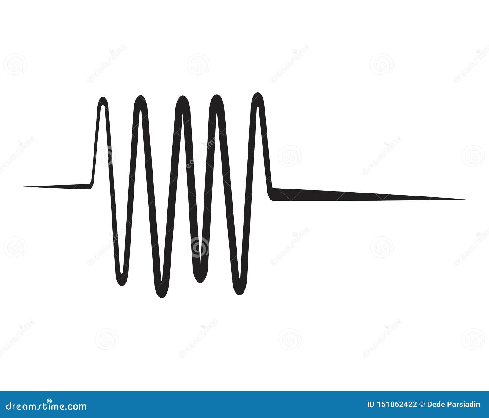 Pulse stock vector. Illustration of clinic, life, healthy - 151062422