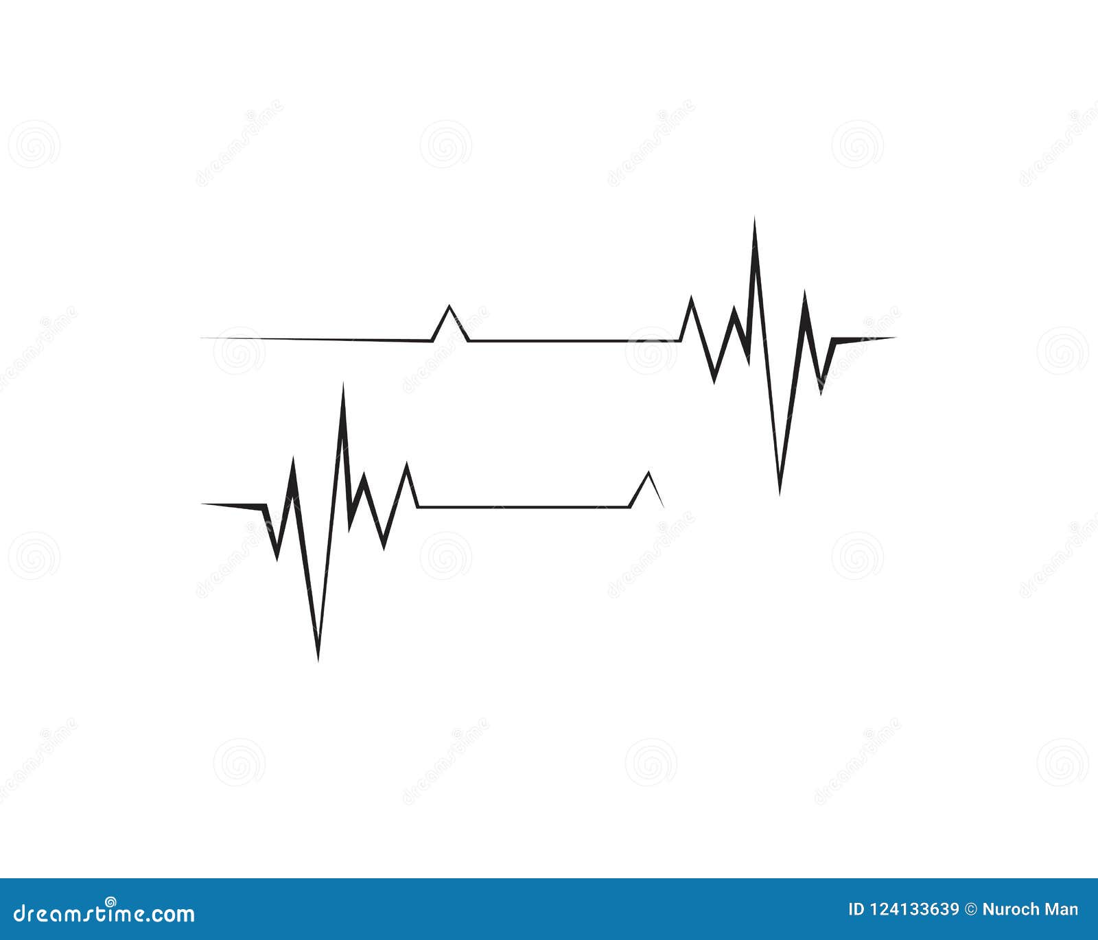 Pulse Logo and Symbols Template Icons Stock Vector - Illustration of ...