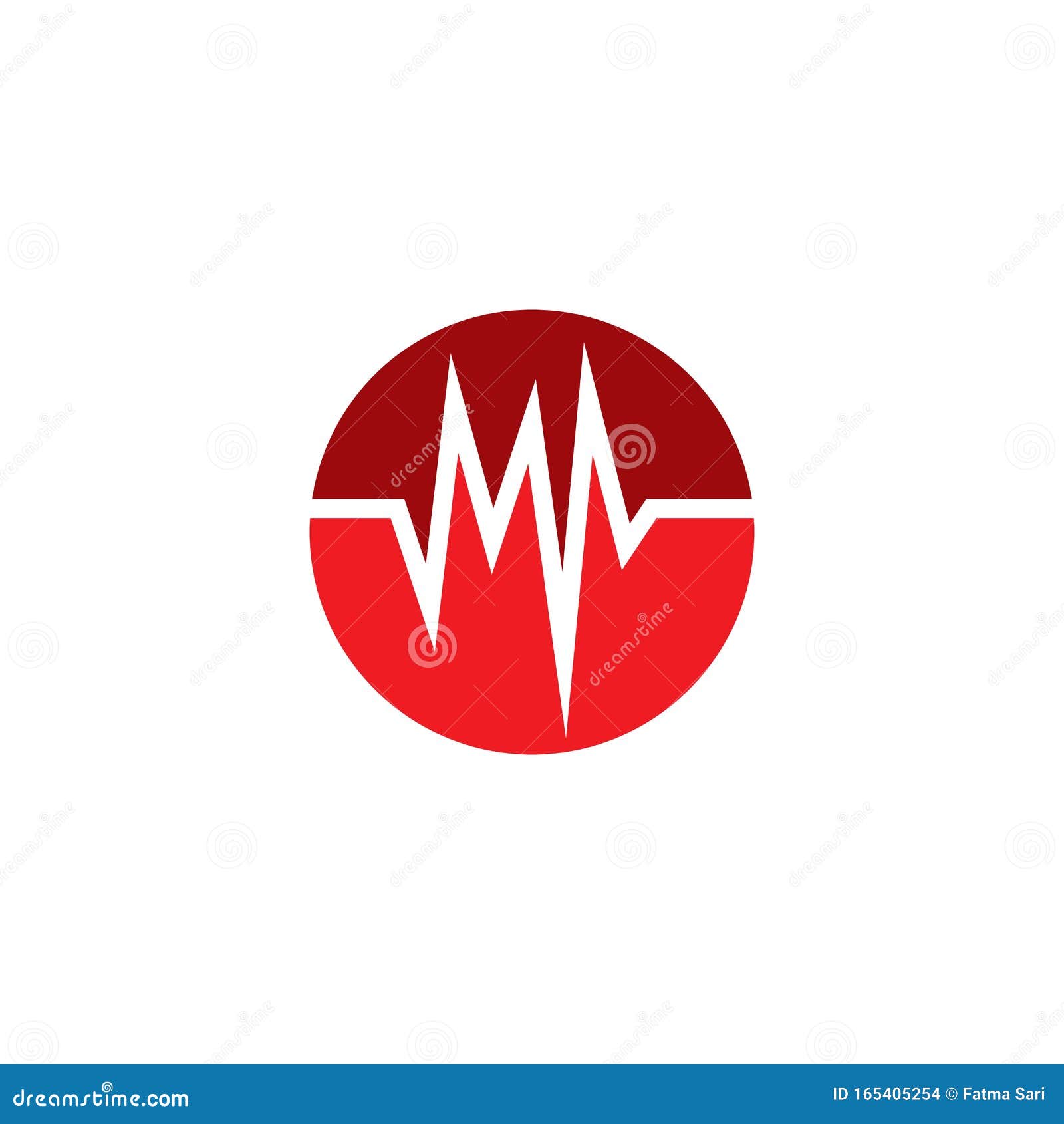 Pulse Logo Template Vector Icon Stock Vector - Illustration of line ...