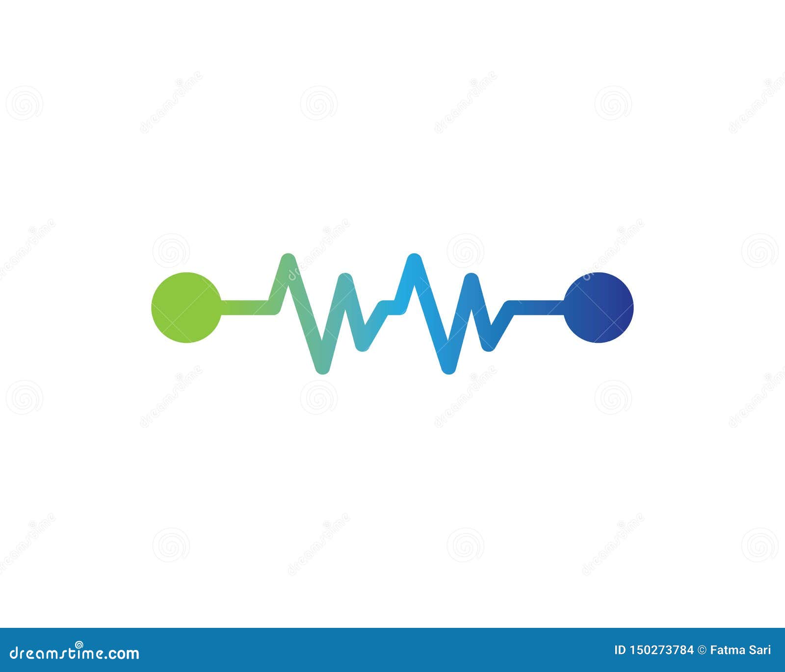 Pulse logo template stock vector. Illustration of background - 150273784