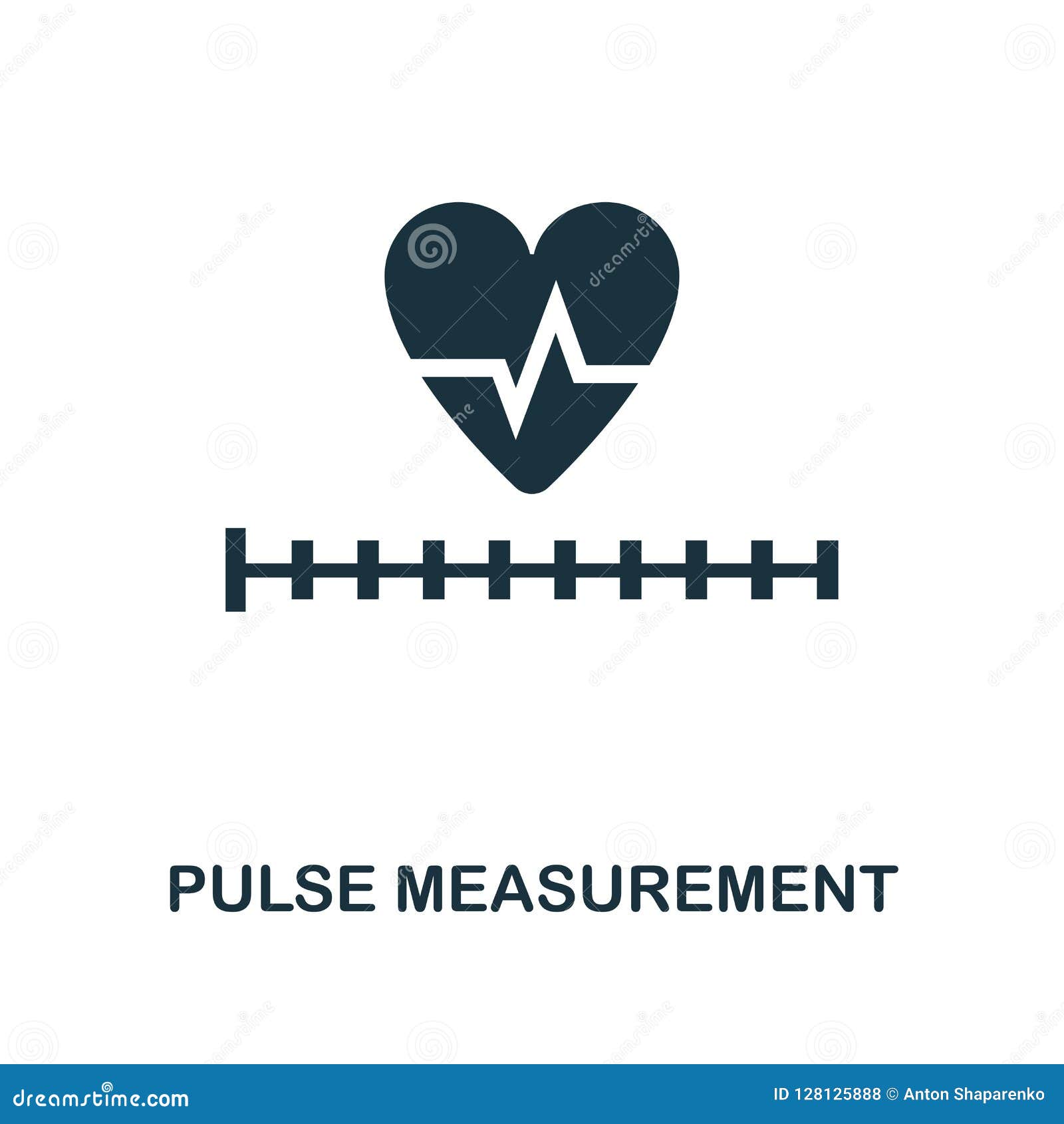 Pulse Measurement Icon. Monochrome Style Design from Measurement Icon ...