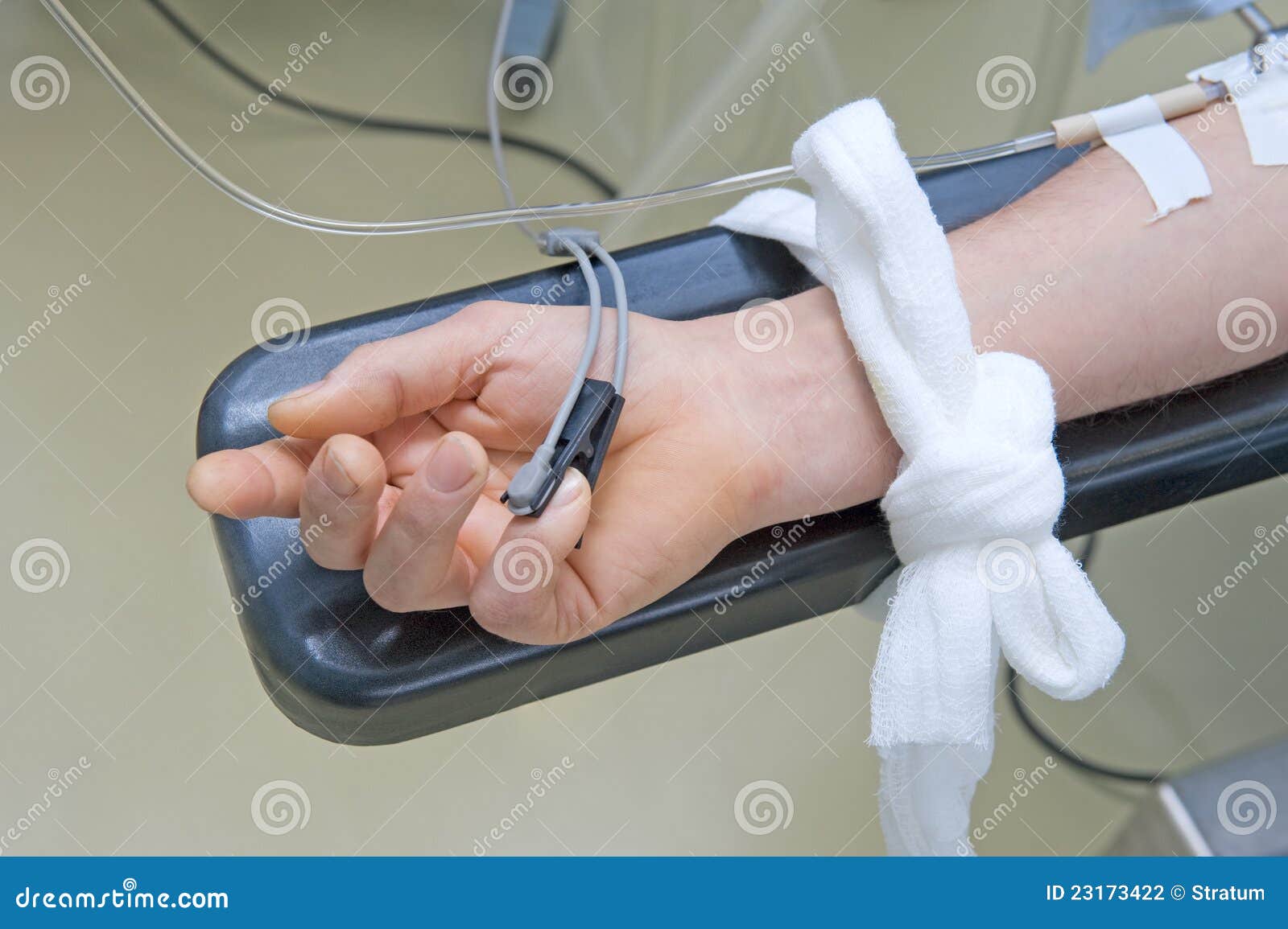 Pulse Oximeter Sensor on a Patient Stock Photo - Image of cardiac ...