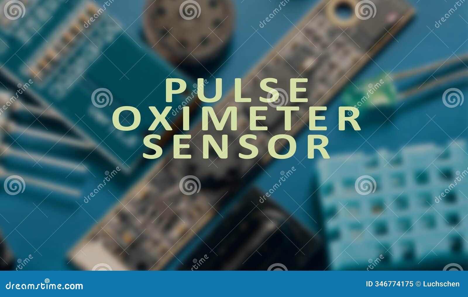 Pulse Oximeter Sensor stock image. Image of skin, oxygen - 346774175