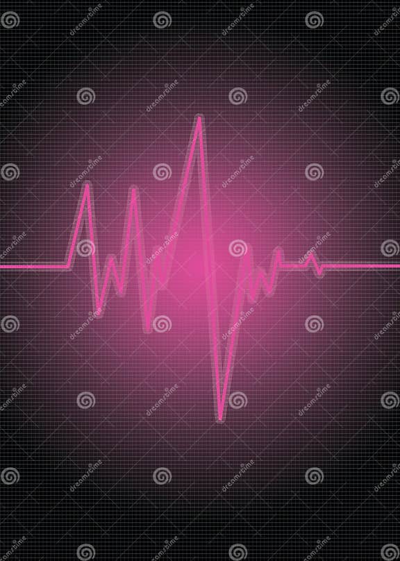 Pulse-pink stock illustration. Illustration of hear, blood - 778359