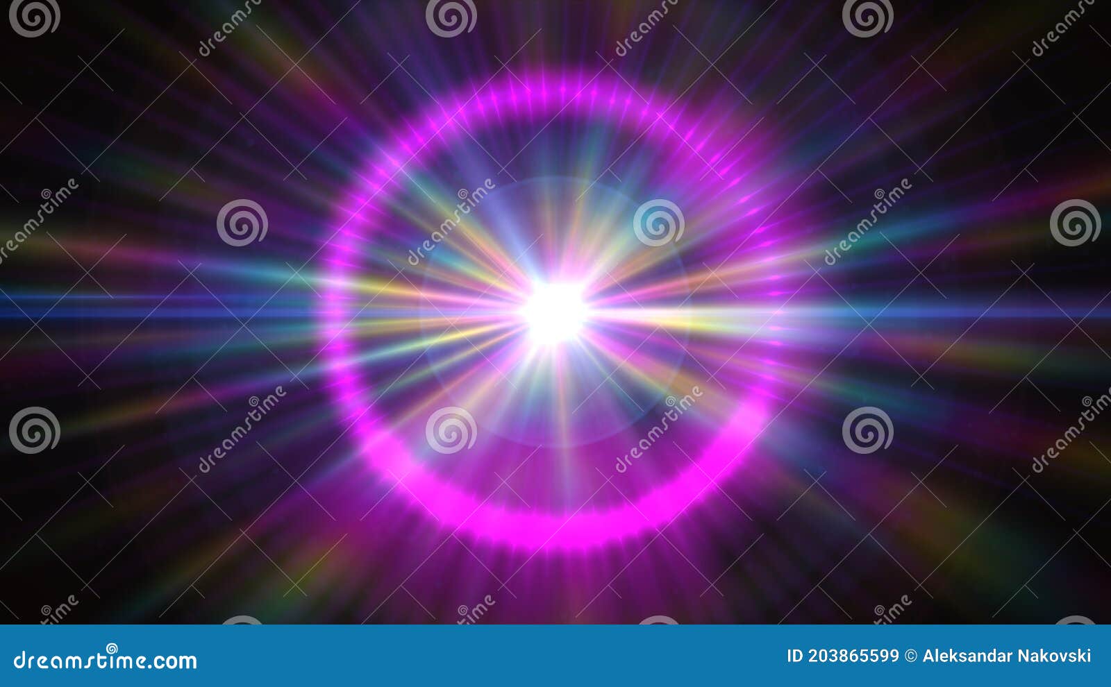 Pulse Ray Light Star Abstract Stock Illustration - Illustration of ...