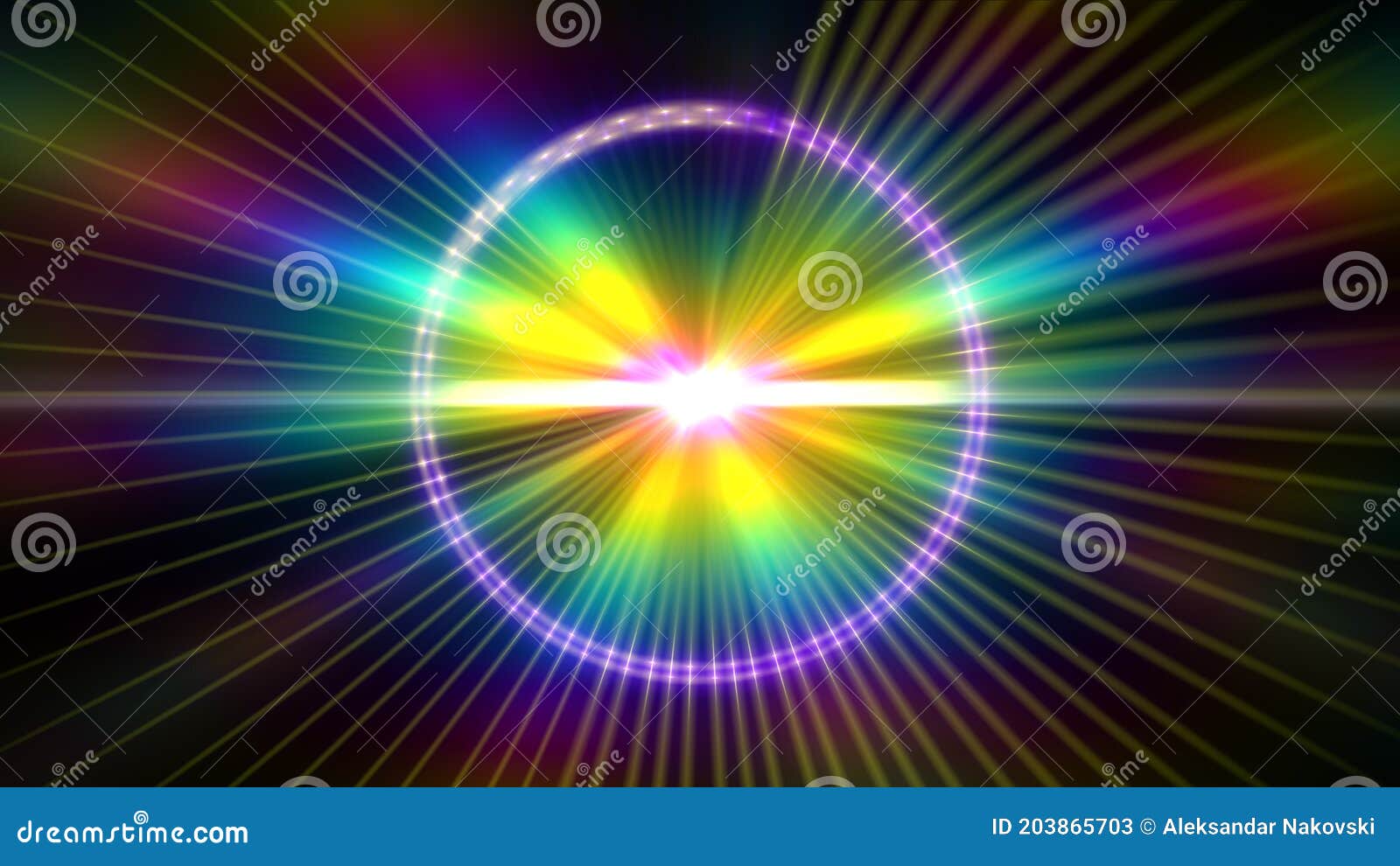 Pulse Ray Light Star Abstract Stock Illustration - Illustration of ...